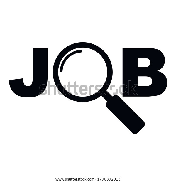 Job Post Icon Isolated On White Stock Vector (Royalty Free) 1790392013