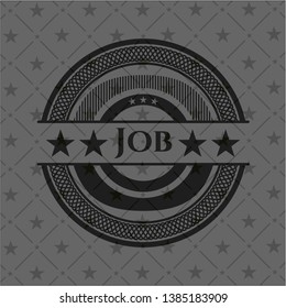 Job Realistic Black Emblem Vector Illustration Stock Vector (Royalty ...