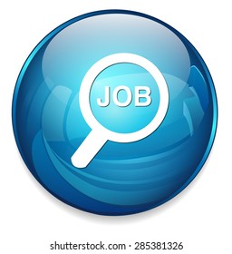 Job Search Button Icon Stock Vector (Royalty Free) 285381326 | Shutterstock