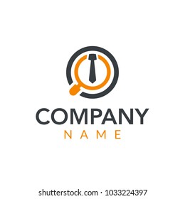 Job Search Vector Logo Icon Illustration Stock Vector (Royalty Free ...