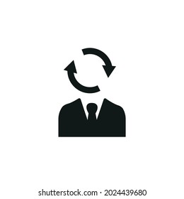 Job Switch Icon Vector Job Switch Stock Vector (Royalty Free ...