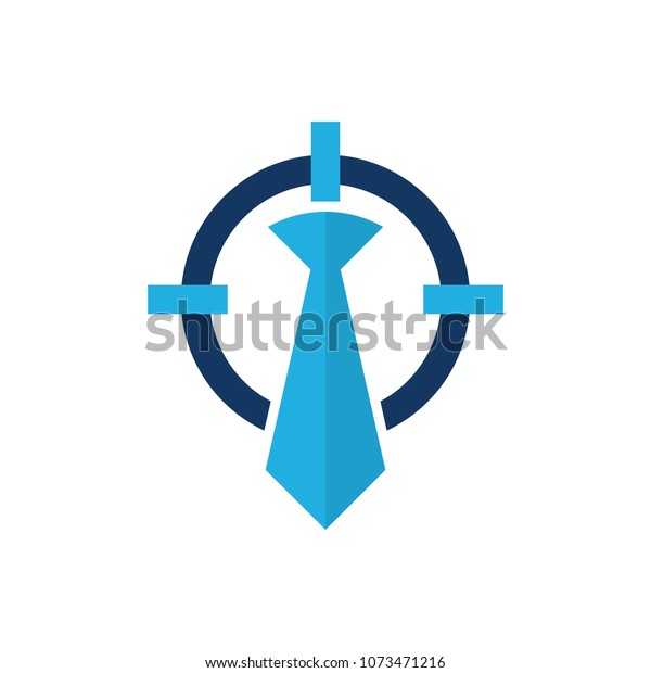 Job Target Logo Icon Design Stock Vector (Royalty Free) 1073471216 ...