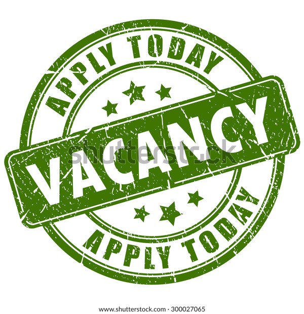 Job Vacancy Stamp Stock Vector (Royalty Free) 300027065 | Shutterstock