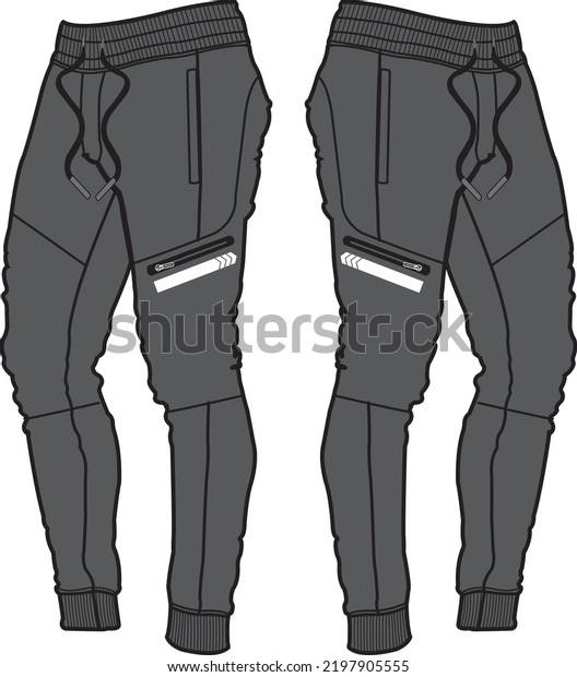 Jogger Sport Suits Design Template Sweat Stock Vector (Royalty Free ...