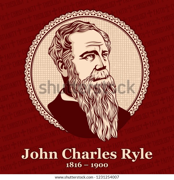 John Charles Ryle 1816 1900 English Stock Vector (Royalty Free ...
