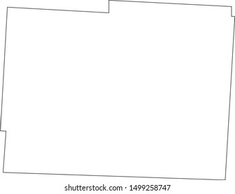 Johnson County Map Missouri State Stock Vector (Royalty Free ...