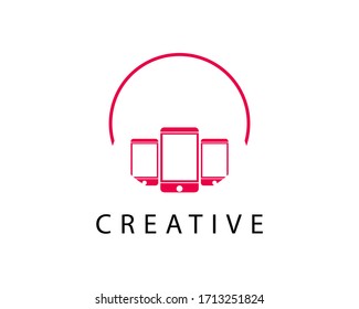Join Phone Vector Logo Template Smartphone Stock Vector (Royalty Free ...