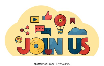 488 Join Us Icon Color Images, Stock Photos & Vectors | Shutterstock