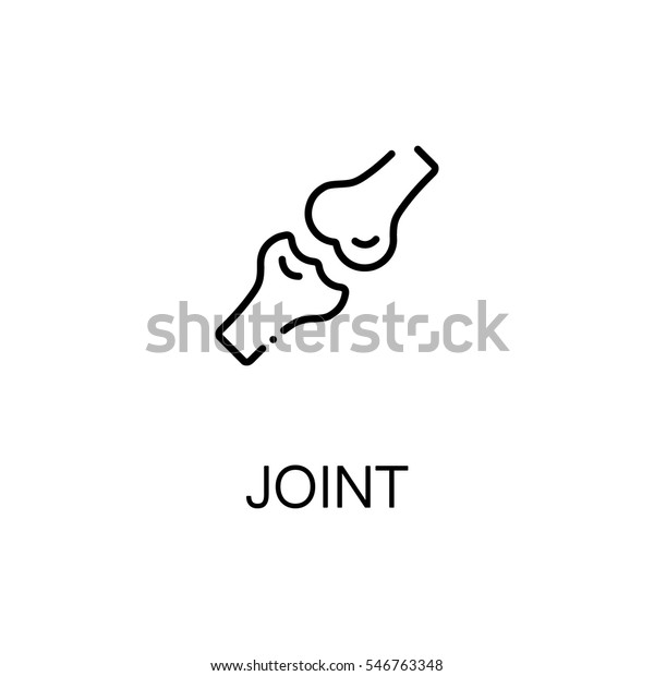 Joint Flat Icon Single High Quality Stock Vector (Royalty Free ...