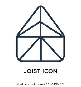 Joist Icon Vector Isolated On White Stock Vector (Royalty Free) 1156125775