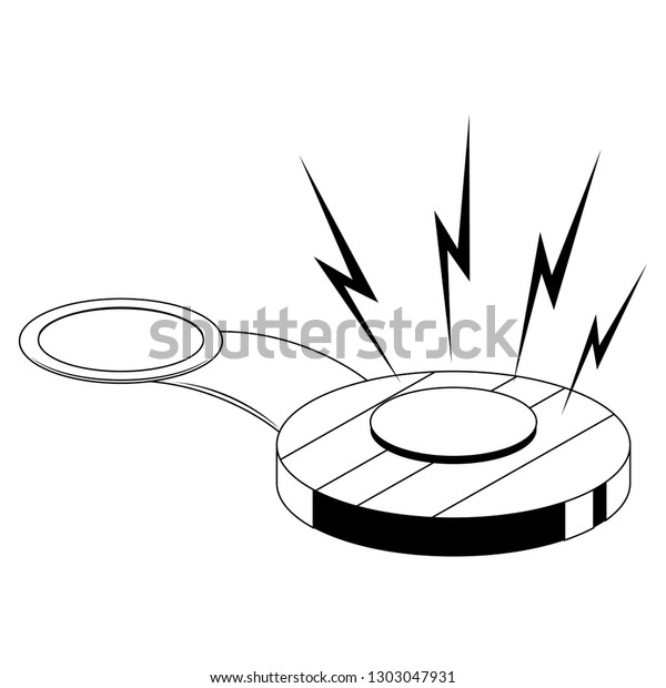 Joke Hand Buzzer Silhouette April Fool: เวกเตอร์สต็อก (ปลอดค่าลิขสิทธิ์ ...