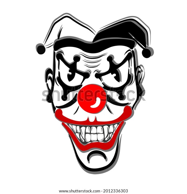 Joker Our Badass Clown Stock Vector (Royalty Free) 2012336303 ...