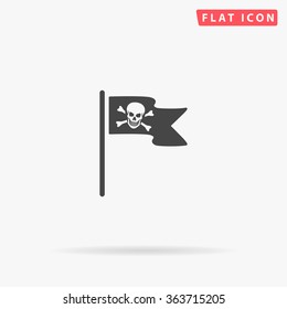 Jolly Roger Icon Vector Stock Vector (Royalty Free) 363715205 ...
