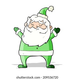 Jolly Santa Cartoon Stock Vector (Royalty Free) 190229066