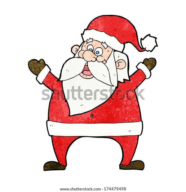 Jolly Santa Cartoon Stock Vector (Royalty Free) 174479498 | Shutterstock