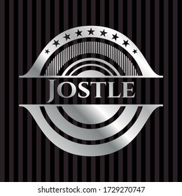 Jostle Silver Emblem Vector Illustration Mosaic Stock Vector (Royalty ...