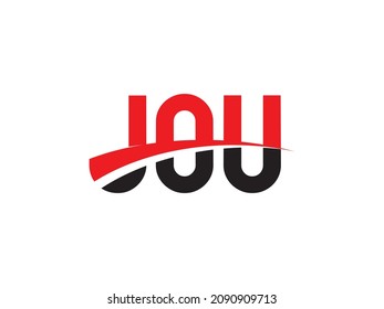 Jou Letter Initial Logo Design Vector Stock Vector (Royalty Free ...