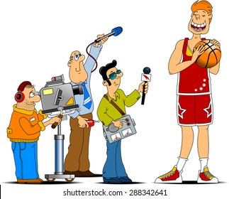 210 Basketball interview Images, Stock Photos & Vectors | Shutterstock