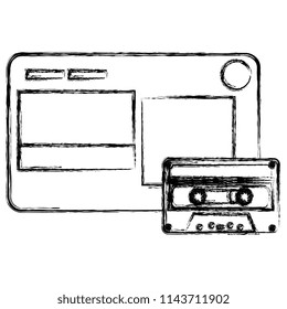 Journalist Recorder Cassette Stock Vector (Royalty Free) 1143711902 ...