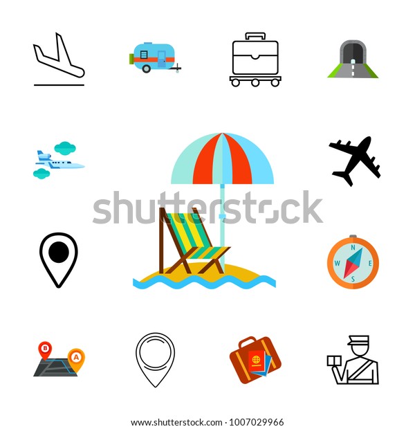 Journey Symbols Icon Set Stock Vector (Royalty Free) 1007029966 ...