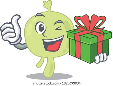 Joyful Lymph Node Cartoon Character Big Stock Vector (Royalty Free ...