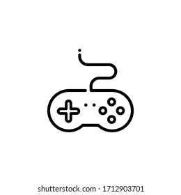 Joystick Control Icon Thin Line Stock Vector (Royalty Free) 1712903701 ...