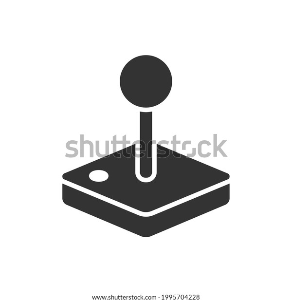 Joystick Icon Controller Symbol Console Gamepad Stock Vector (Royalty ...