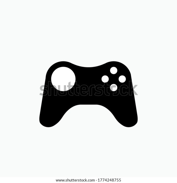 Joystick Icon Game Control Symbol Vector Stock Vector (Royalty Free ...