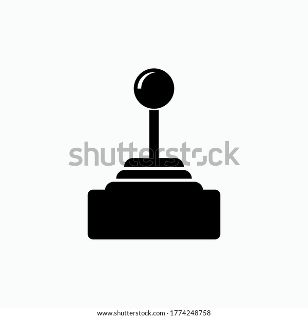 Joystick Icon Game Control Symbol Vector Stock Vector (Royalty Free ...