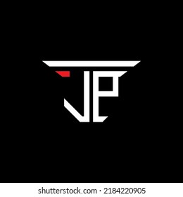 Jp Letter Logo Creative Design Vector Stock Vector (Royalty Free ...