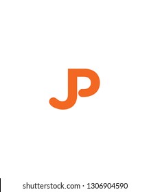 Jp Letter Logo Icon 002 Stock Vector (Royalty Free) 1306904590
