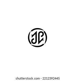 Jp Letter Logo Vector Illustration Stock Vector (Royalty Free ...