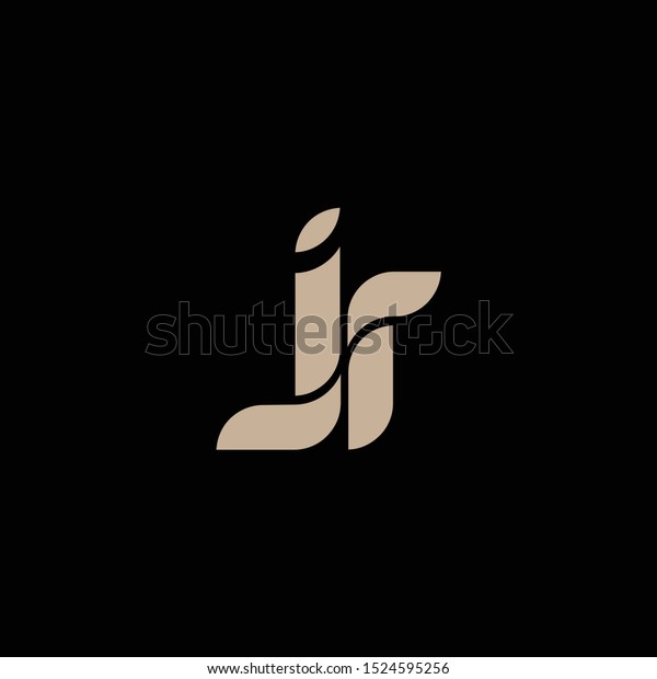 Jr Letter Design Logos Stock Vector (Royalty Free) 1524595256 ...