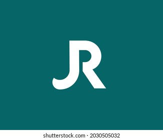 Jr Letter Logo Design Vector Template Stock Vector (Royalty Free ...