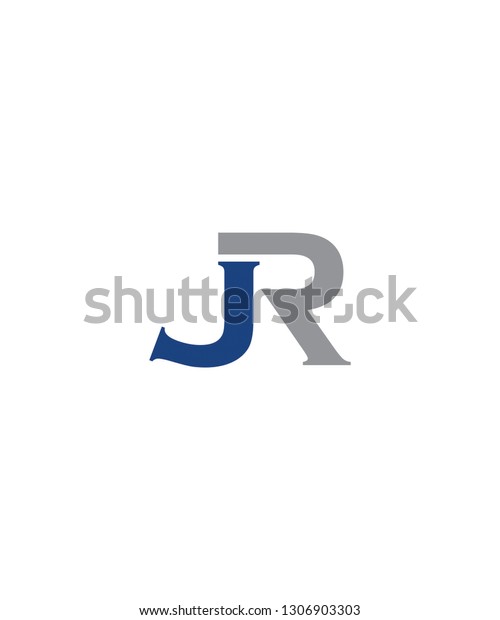Jr Letter Logo Icon 002 Stock Vector (Royalty Free) 1306903303 ...