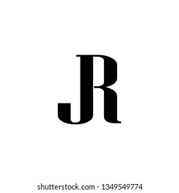 Jr Letter Logo Vector Stock Vector (Royalty Free) 1349549774 | Shutterstock