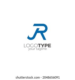 Jr Logo Design Suitable All Business Stock Vector (Royalty Free ...