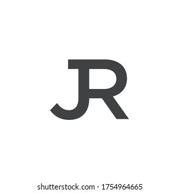 Jr Logo Vector Templates Symbol Design Stock Vector (Royalty Free ...
