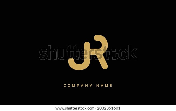 Jr Rj Alphabets Letters Logo Monogram Stock Vector (Royalty Free ...