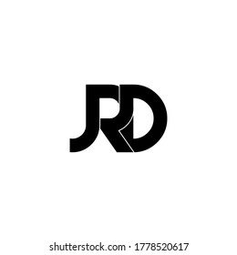 Jrd Letter Original Monogram Logo Design Stock Vector (Royalty Free ...