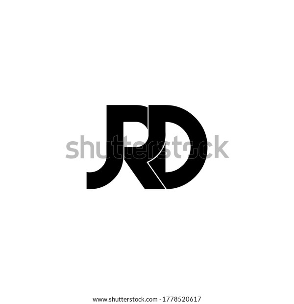 Jrd Letter Original Monogram Logo Design Stock Vector (Royalty Free ...