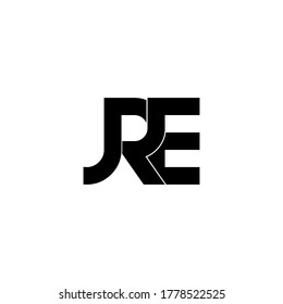 Jre Letter Original Monogram Logo Design Stock Vector (Royalty Free ...