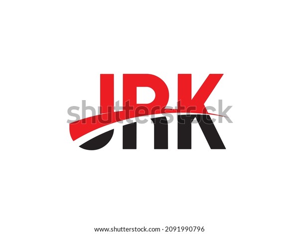 Jrk Letter Creative Modern Elegant Swoosh Stock Vector (Royalty Free ...