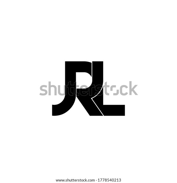 Jrl Letter Original Monogram Logo Design Stock Vector (Royalty Free ...