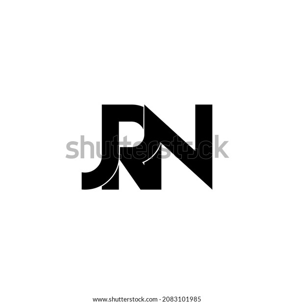 Jrn Letter Monogram Logo Design Original Stock Vector (Royalty Free ...