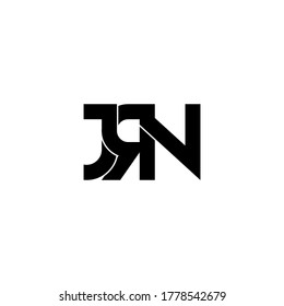 Jrn Letter Original Monogram Logo Design Stock Vector (Royalty Free ...