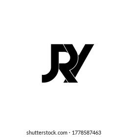 Jry Letter Original Monogram Logo Design Stock Vector (Royalty Free ...