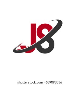 Js Initial Logo Company Name Colored Stock Vector (Royalty Free ...
