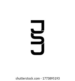 Jsj Letter Original Monogram Logo Design Stock Vector (Royalty Free ...