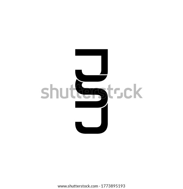 Jsj Letter Original Monogram Logo Design Stock Vector (Royalty Free ...